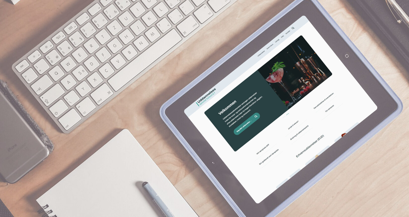 Ivaldi ApS | Nyt brandsite til Uddannelsessekretariatet